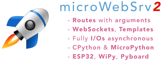 MicroWebSrv | A micro HTTP Web server that supports WebSockets, html ...